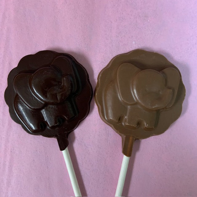 Baby Elephant Chocolate Pop – Cape Cod Chocolatier