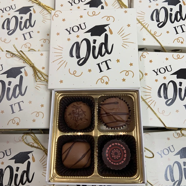 Graduation Box 4 piece – Cape Cod Chocolatier