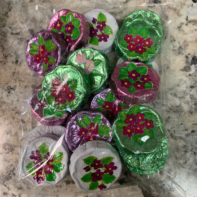 Milk Chocolate Foiled Violets – Cape Cod Chocolatier