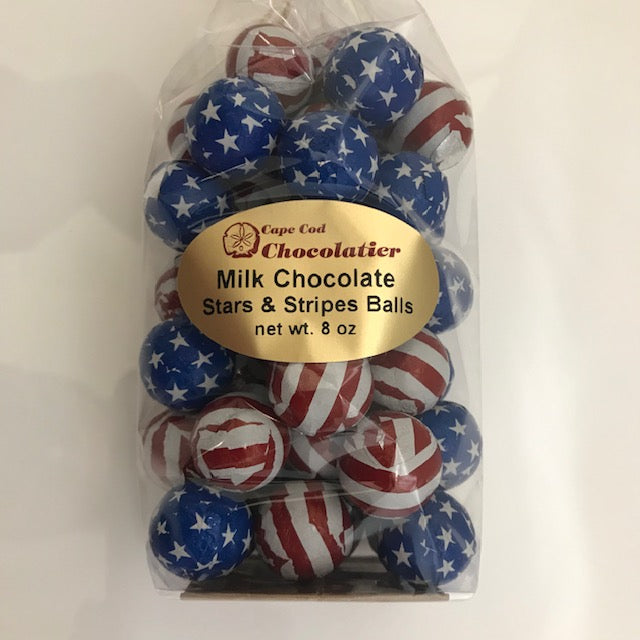 Stars & Stripes Foiled Milk Chocolate – Cape Cod Chocolatier